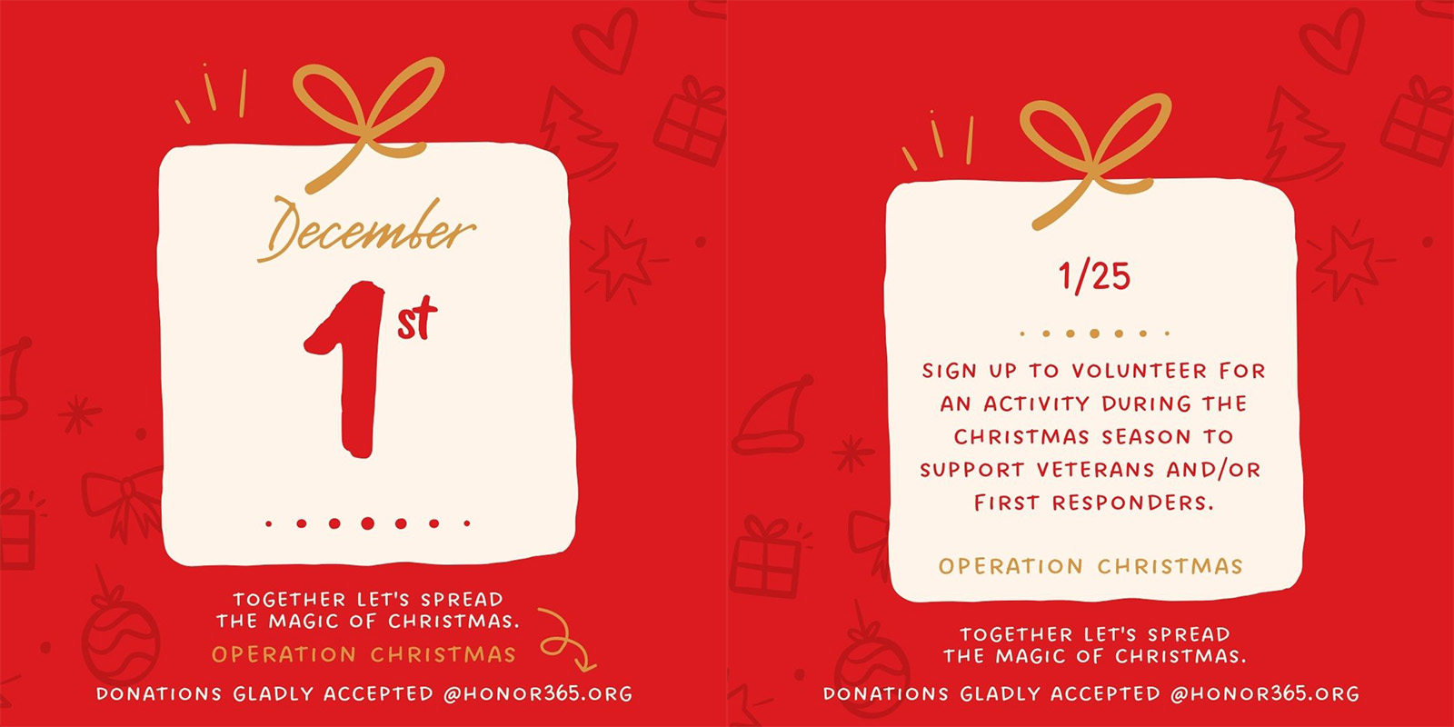 Operation Christmas | Honor365
