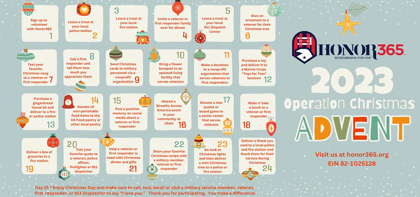 Operation Christmas Advent 2023 | Honor365